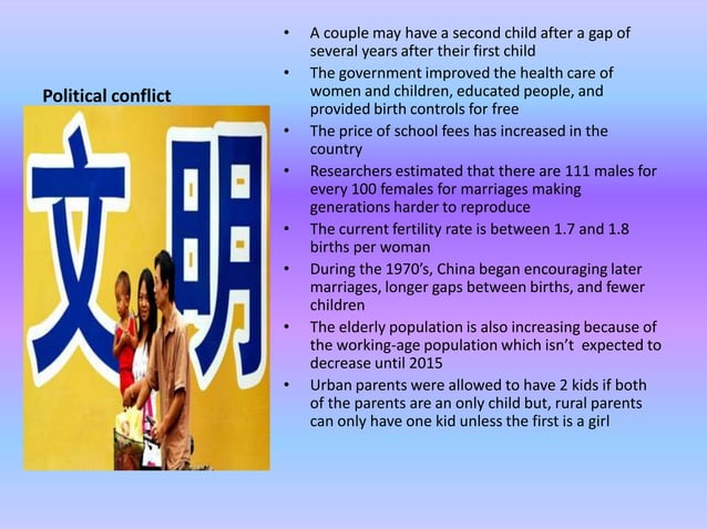 One Child Policy In China | PPTX