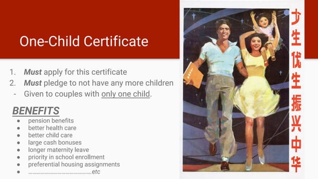 China's One Child Policy | PDF | Adoption and Fostering | Parenting