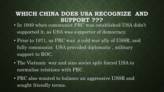 One china policy | PPTX