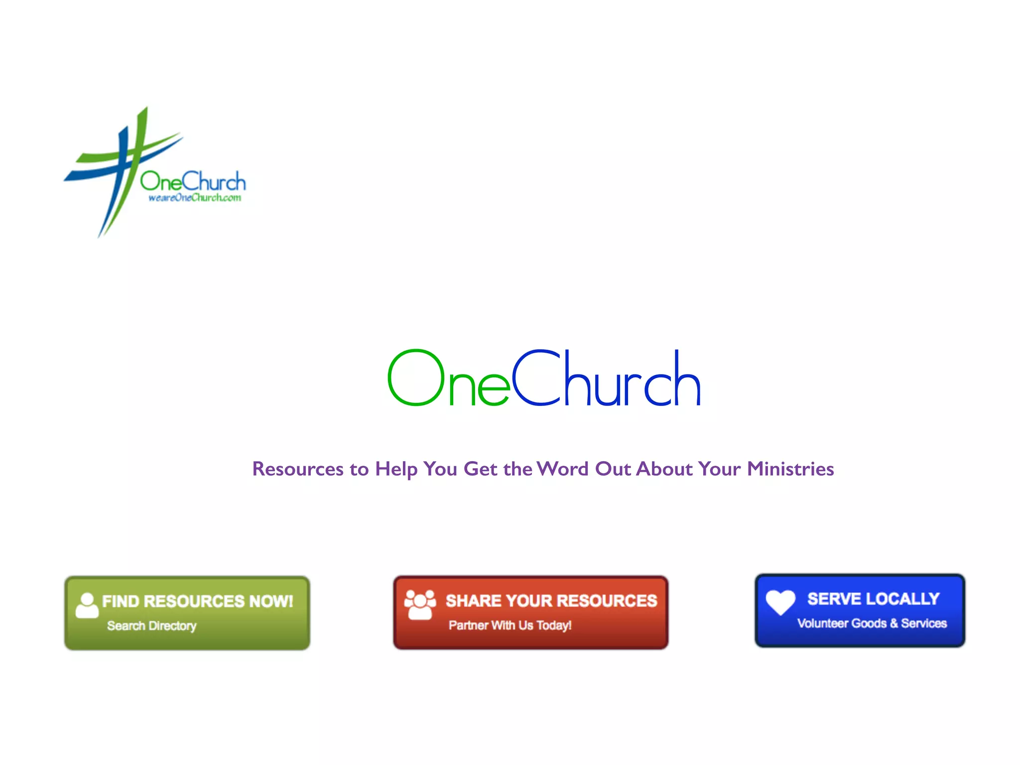 One Church Resources | PDF