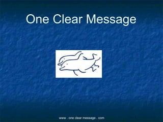 visioning exercise - Oneclearmessage | PPT