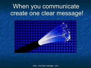 visioning exercise - Oneclearmessage | PPT