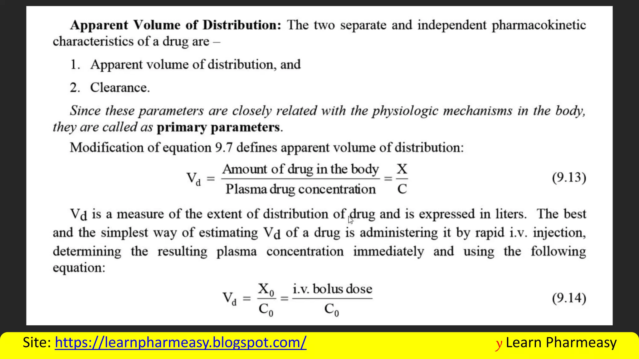 One compartment open I.V. bolus model | PPTX