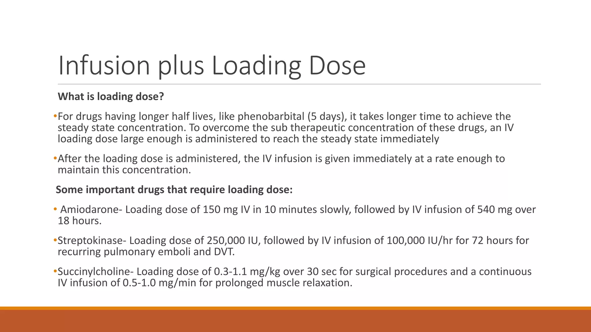 One compartment model IV Infusion | PPTX