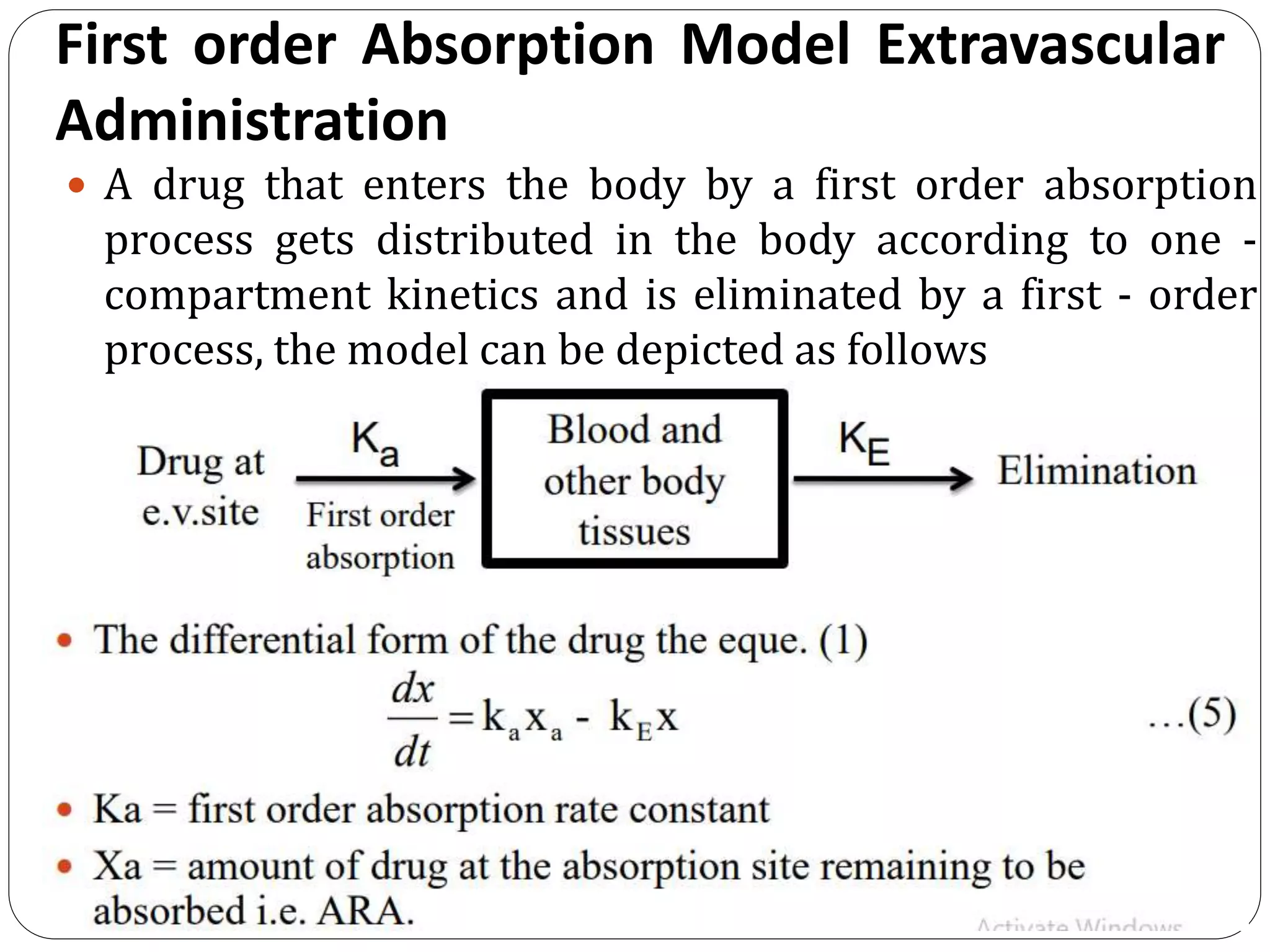 ONE COMPARTMENT MODEL.pptx