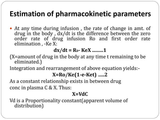 ONE COMPARTMENT MODEL.pptx
