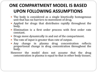 ONE COMPARTMENT MODEL.pptx