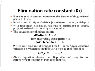 ONE COMPARTMENT MODEL.pptx