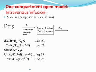 One compartment model intro | PPTX