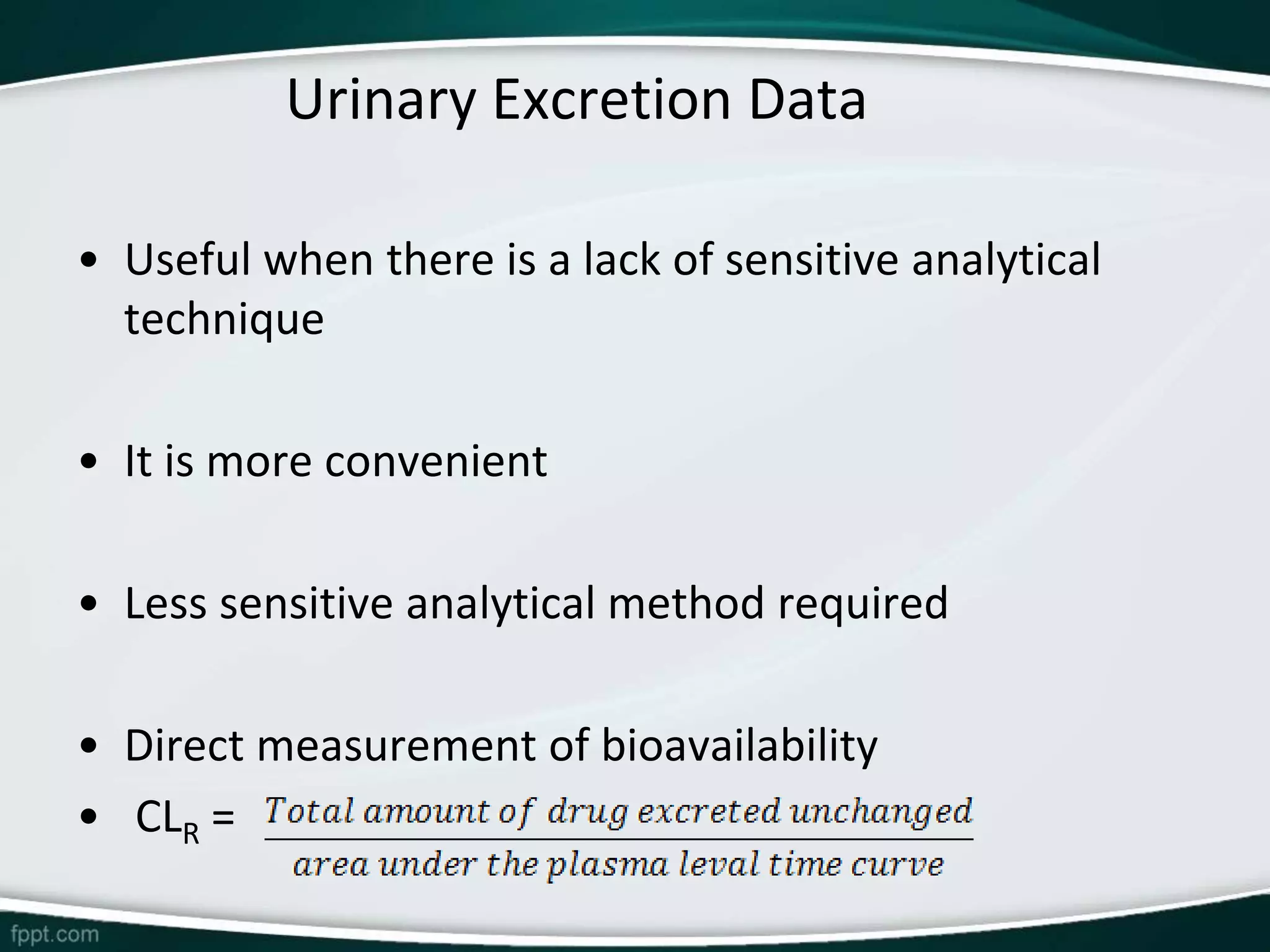 One compartment modelling | PPT