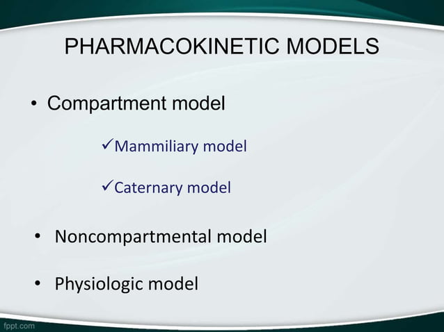 One compartment modelling | PPT
