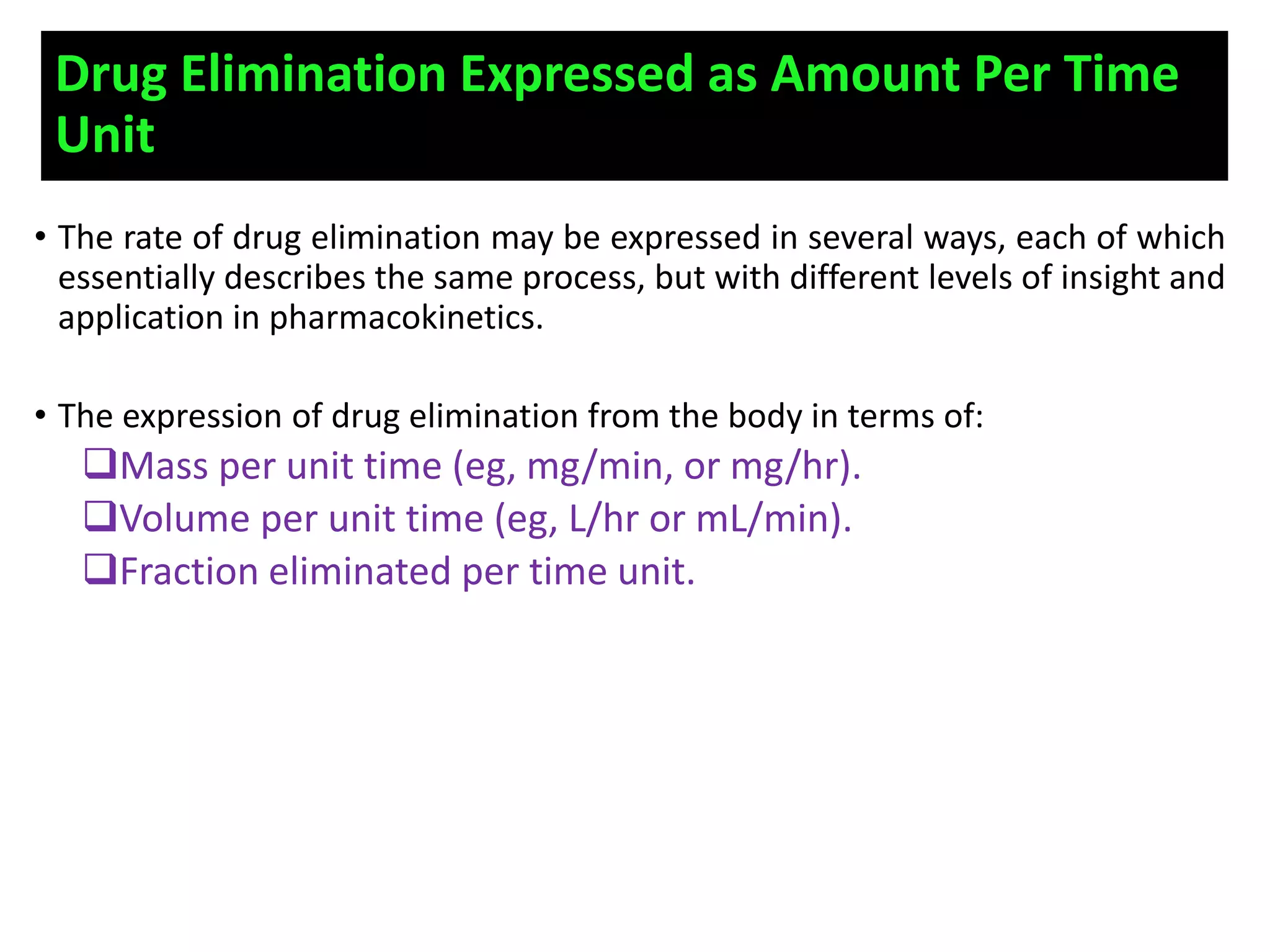 Pharmacokinetics / Biopharmaceutics - One compartment model IV bolus | PDF