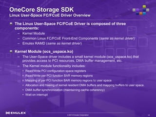 First Look Webcast: OneCore Storage SDK 3.6 Roll-out and Walkthrough | PPTX
