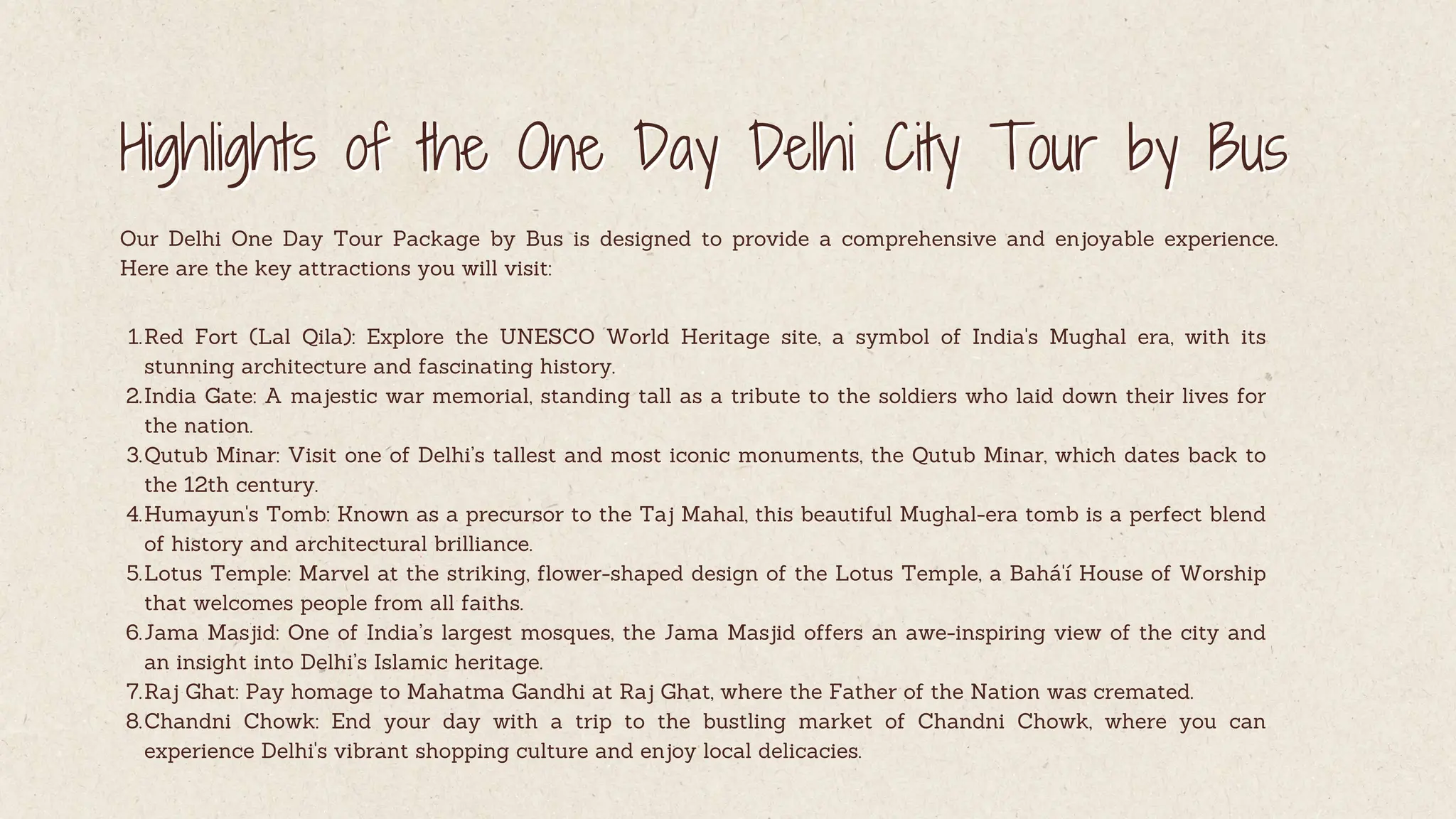 Delhi City Tour in One Day by Bus | Affordable Sightseeing with Hoho ...
