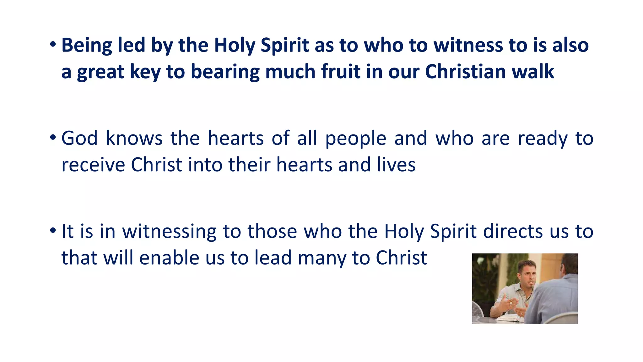 ONE DAY EVANGELISM COURSE - Depending on the Holy Spirit.pptx