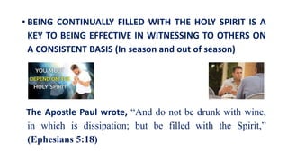 ONE DAY EVANGELISM COURSE - Depending on the Holy Spirit.pptx