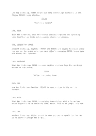 One day is forever script | DOCX