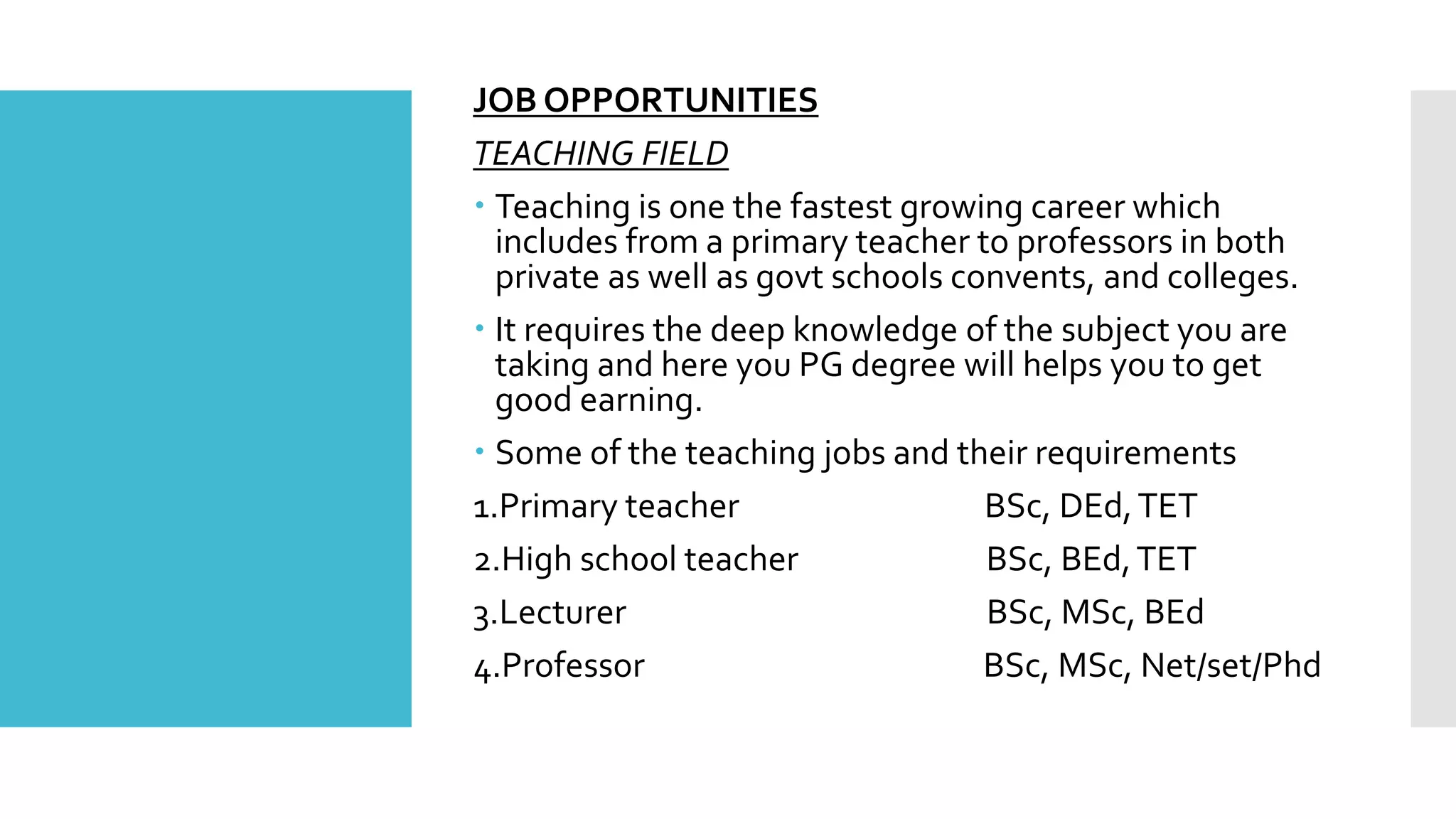 Career opportunities in Mathematics | PPTX