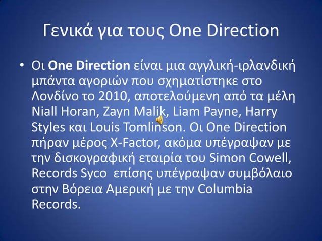 One direction! | PPTX