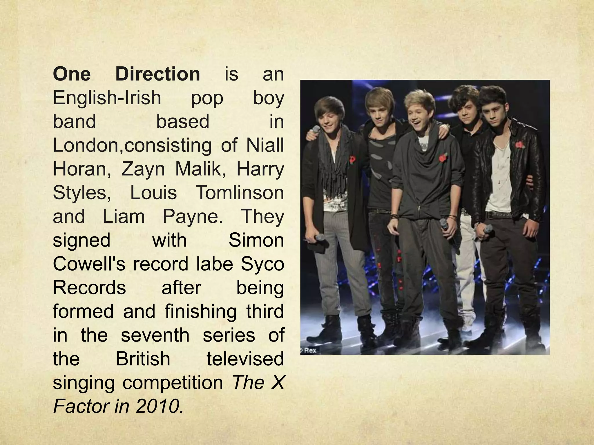 One direction | PPT