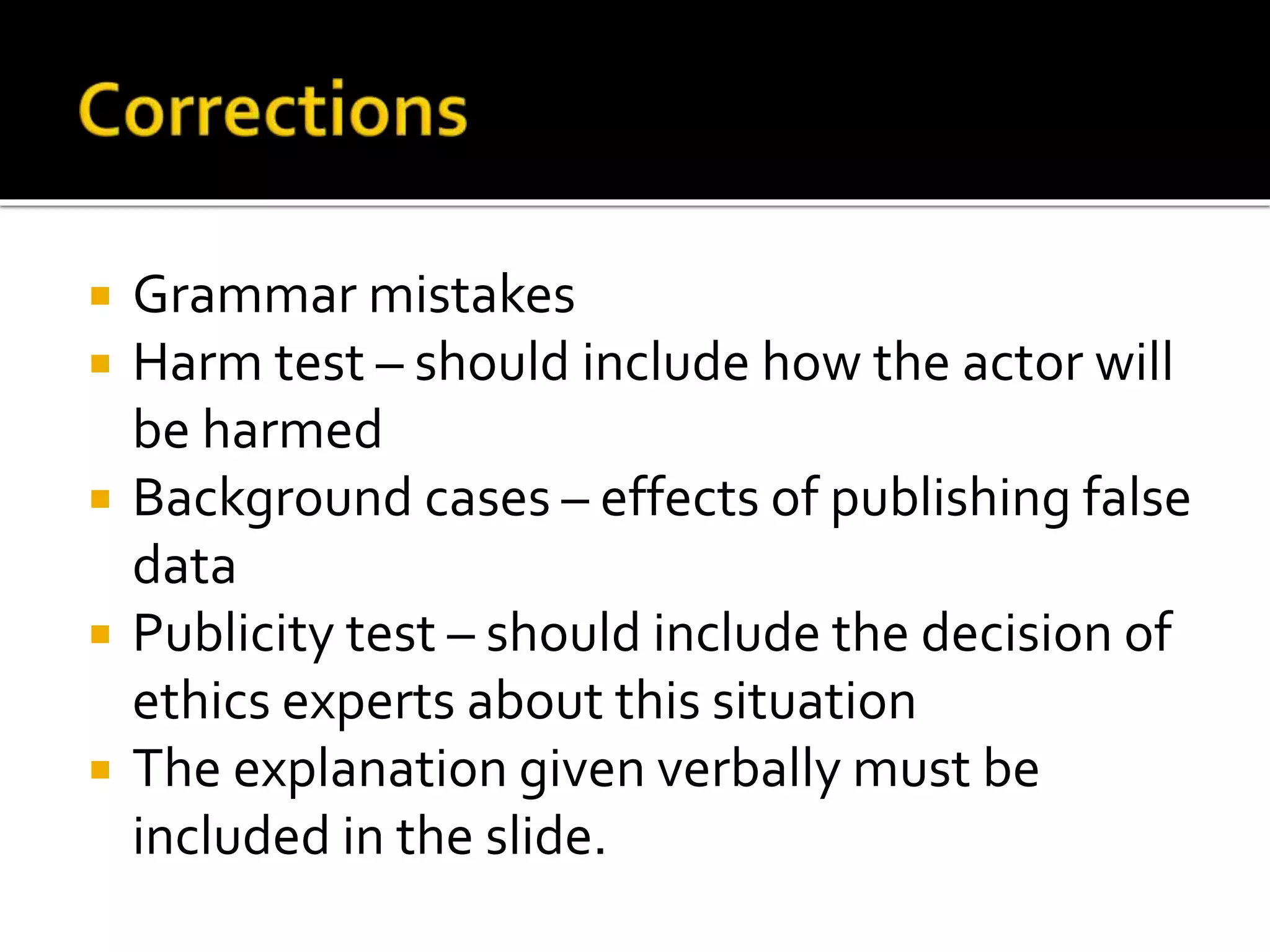 Ethics in scientific research- Honesty | PPT