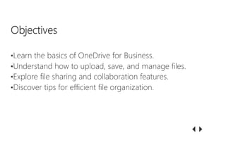 OneDrive Training for Businesses Training.pdf
