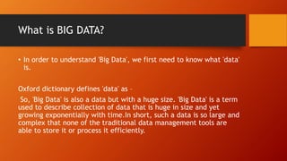 Presentation on Big Data | PPT