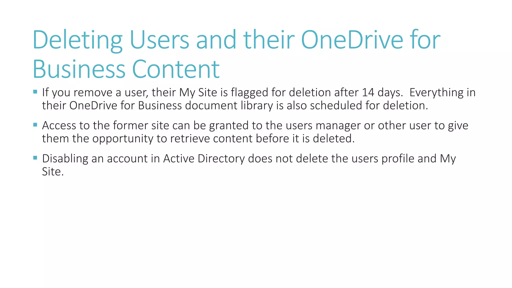 OneDrive for Business Best Practices | PPTX
