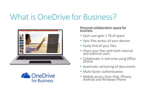 OneDrive for Business Best Practices | PPTX