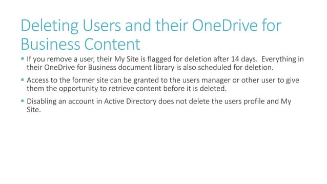 OneDrive for Business Best Practices | PPTX