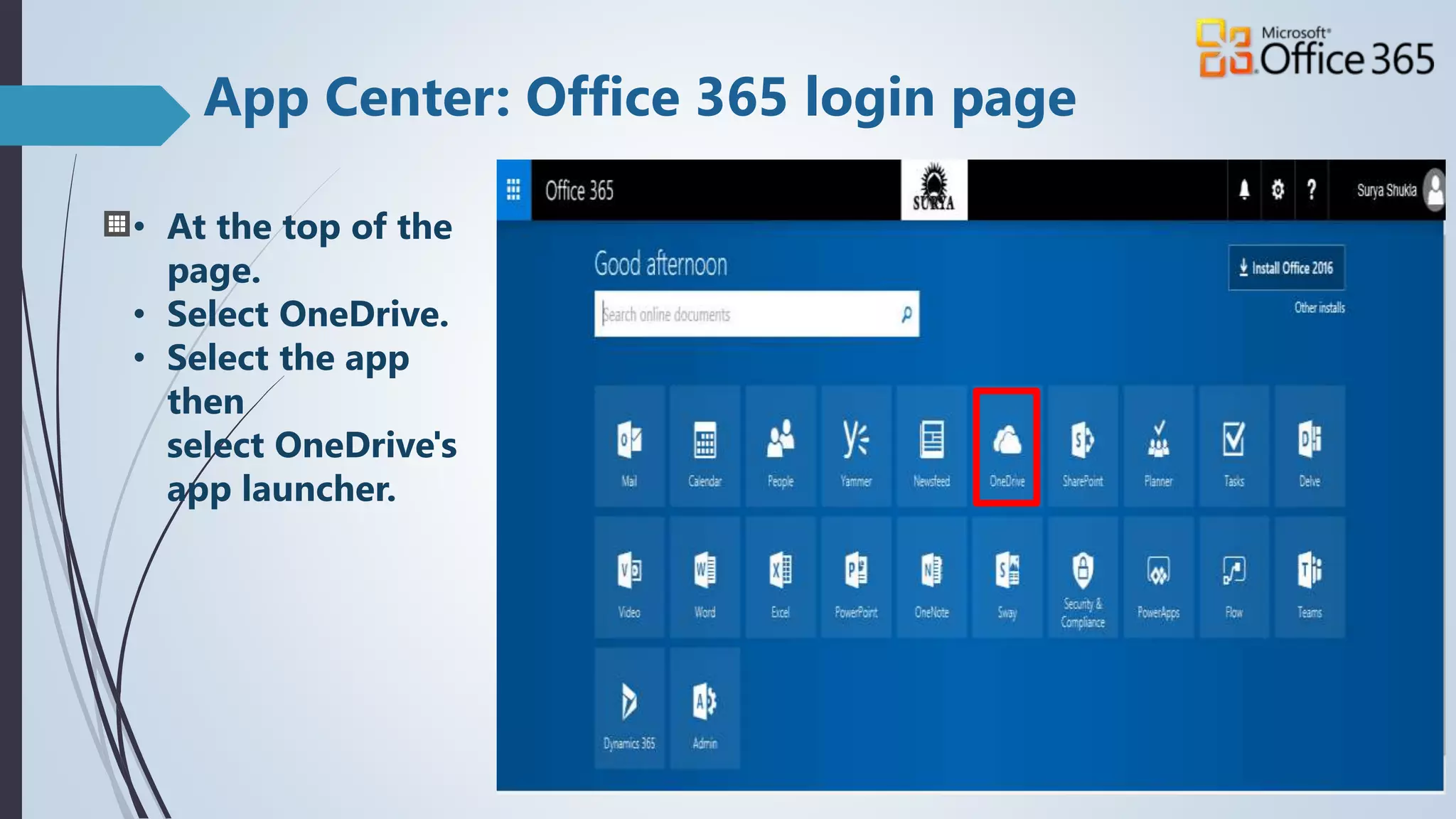 One drive for business training ppt | PPTX