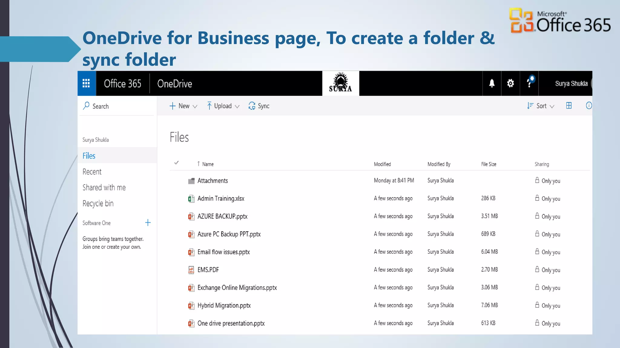 One drive for business training ppt | PPTX