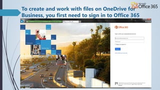 One drive for business training ppt | PPTX