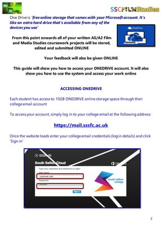 One Drive Guide | DOCX | Internet for Beginners | Internet