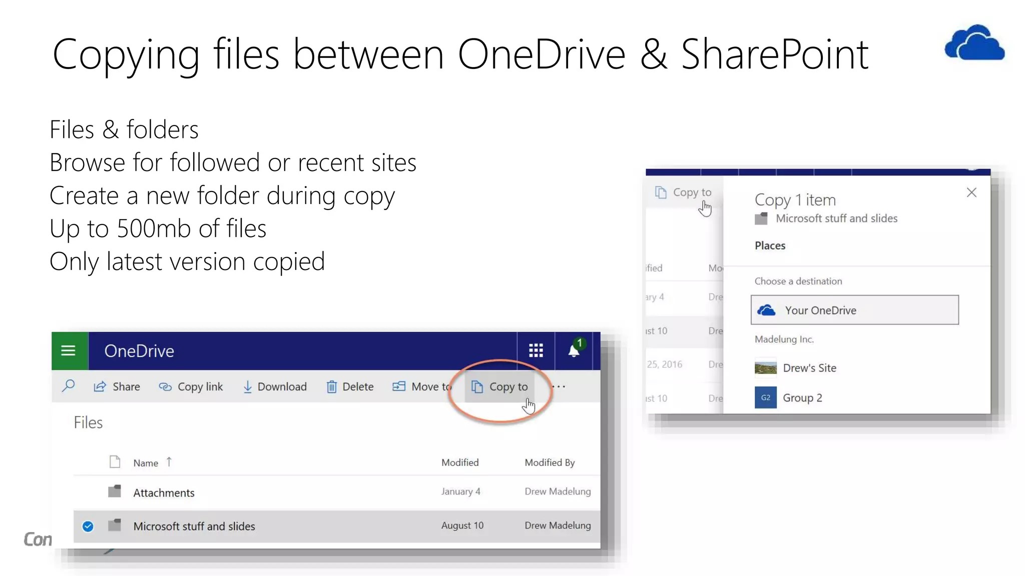 OneDrive & SharePoint Better Together | PPTX
