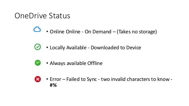 OneDrive on Demand Windows 10 Creators Update End to End