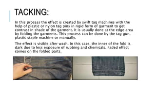 Garment Dry Processes and Operations: A brief view on Operations | PPT