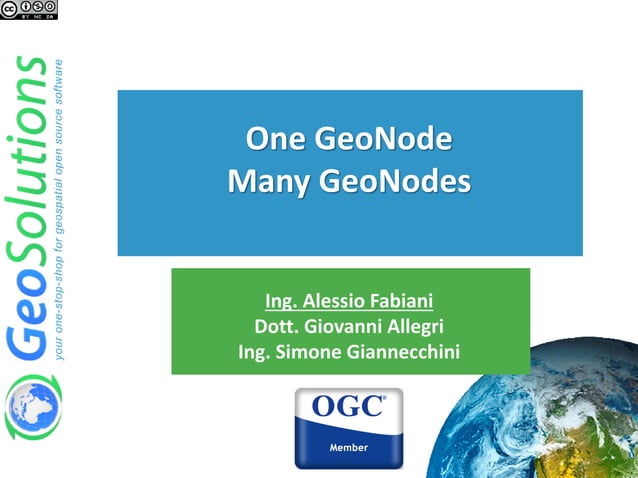One GeoNode, many GeoNodes | PPT