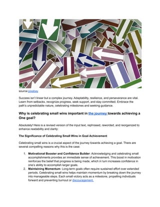 One Goal, Many Roads: The Journey to Success Is Never Linear | PDF