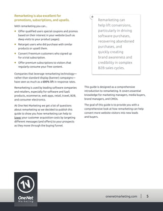One Guide to Remarketing - By One Net Marketing | PDF | Marketing and ...
