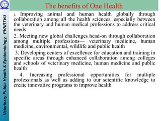 one health concepts and principles basics | PPTX
