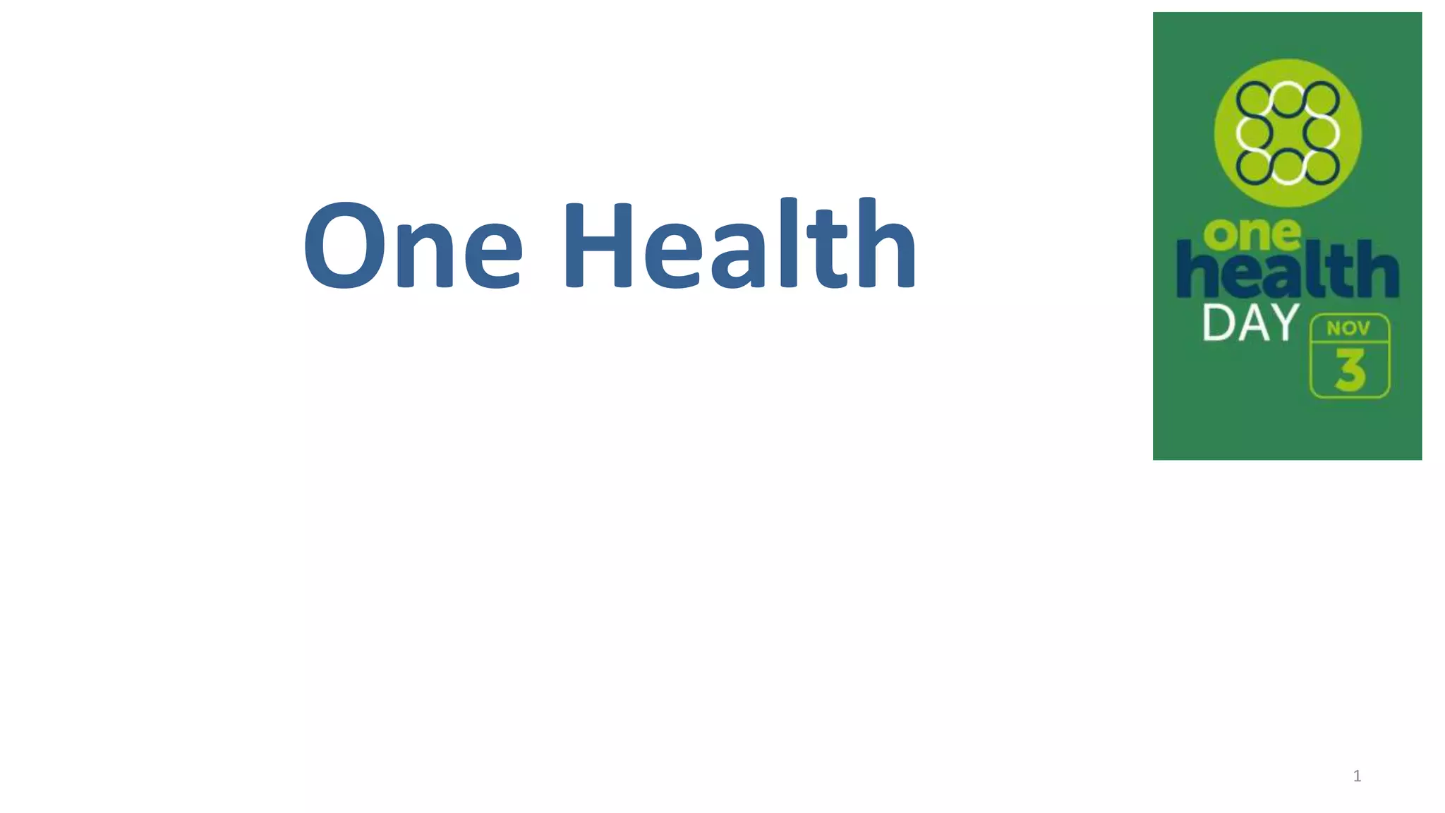 One health | PPTX