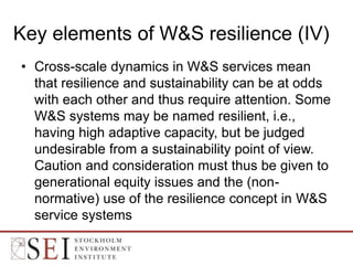 Conceptualizing Urban Wash System Resilience Guoyi HAN | PPTX