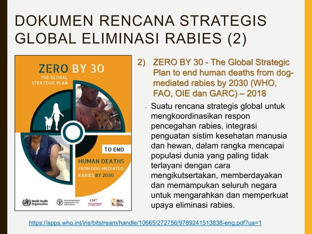 One Health Roadmap Eliminasi Rabies 2030 - Kemenko PMK-Pandemic ...