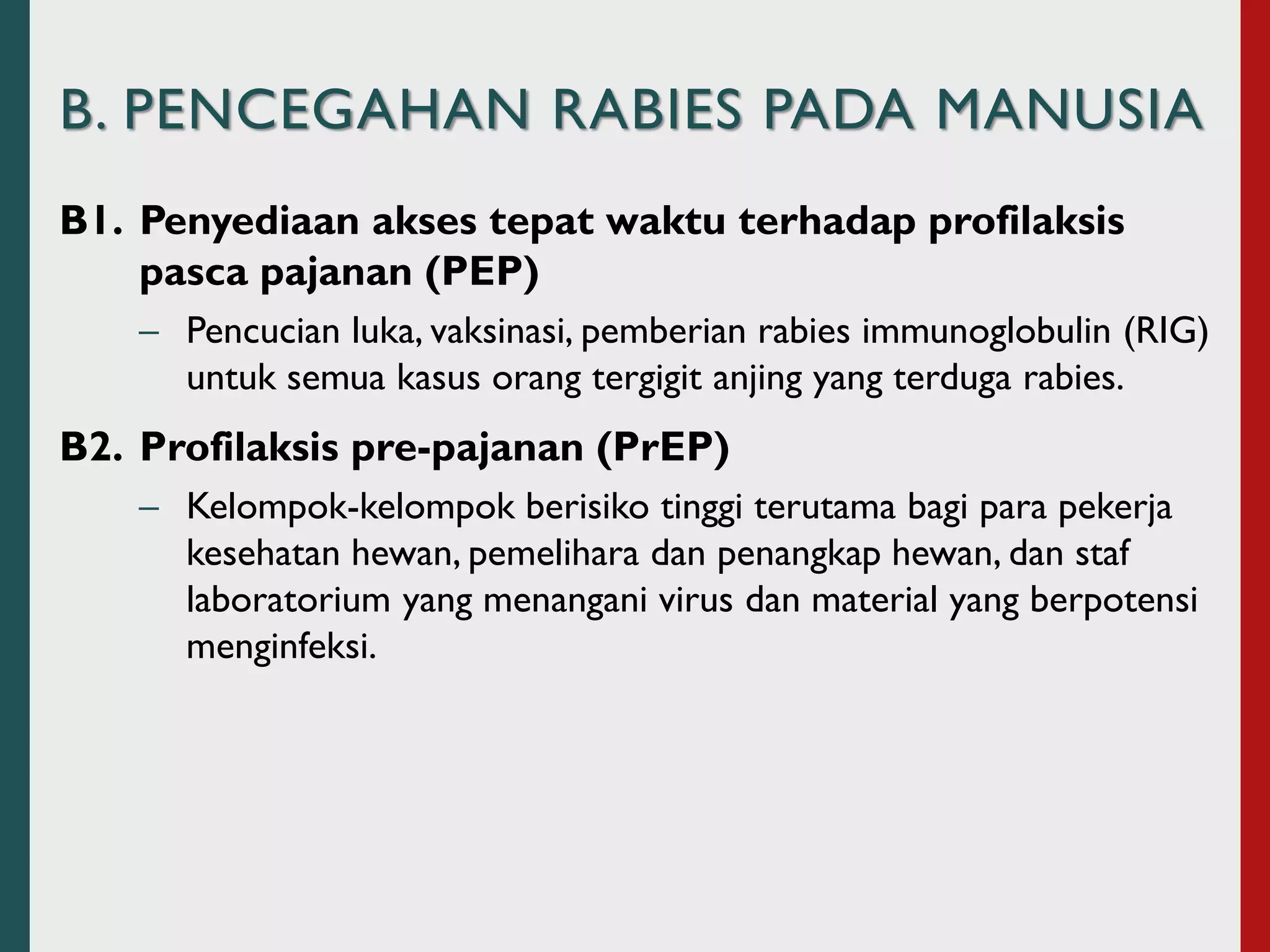 One Health Roadmap Eliminasi Rabies Nasional 2030 - PPR USAID, Jakarta ...