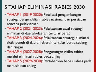 One Health Roadmap Eliminasi Rabies Nasional 2030 - PPR USAID, Jakarta ...