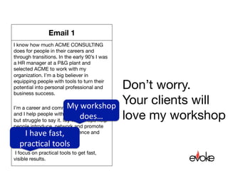 One hook email example | PPT
