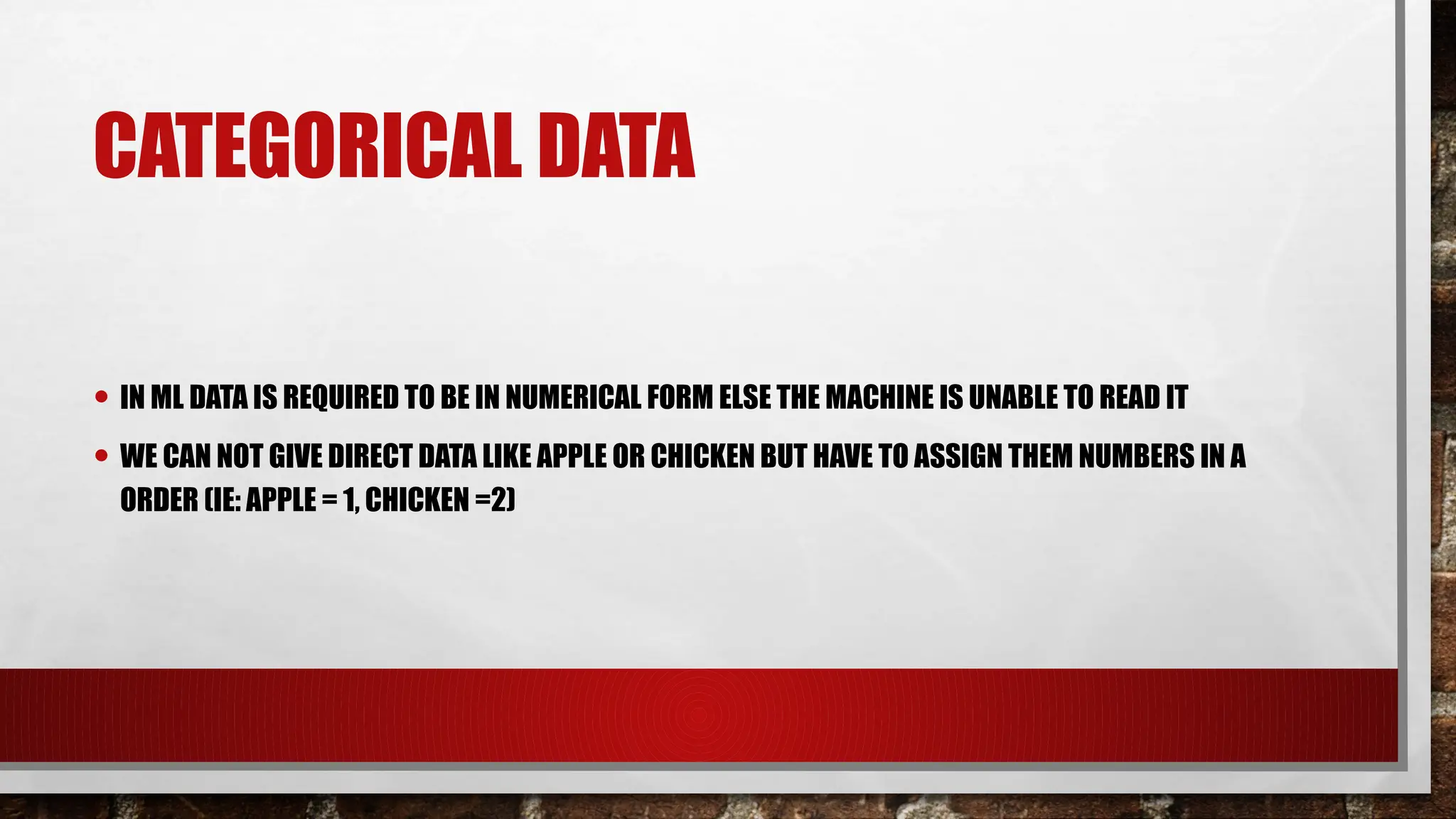 One Hot encoding a revolution in Machine learning | PPT