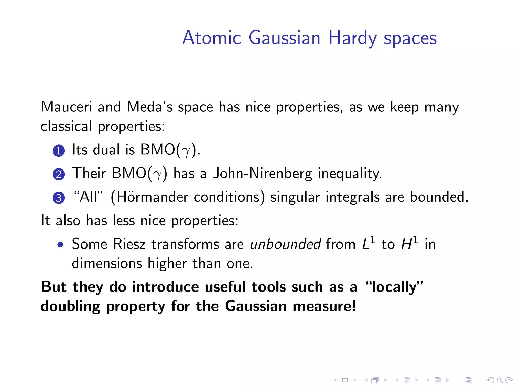 Bird’s-eye view of Gaussian harmonic analysis | PPT