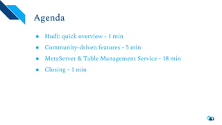 Apache Hudi: Community-Driven Development | PPT